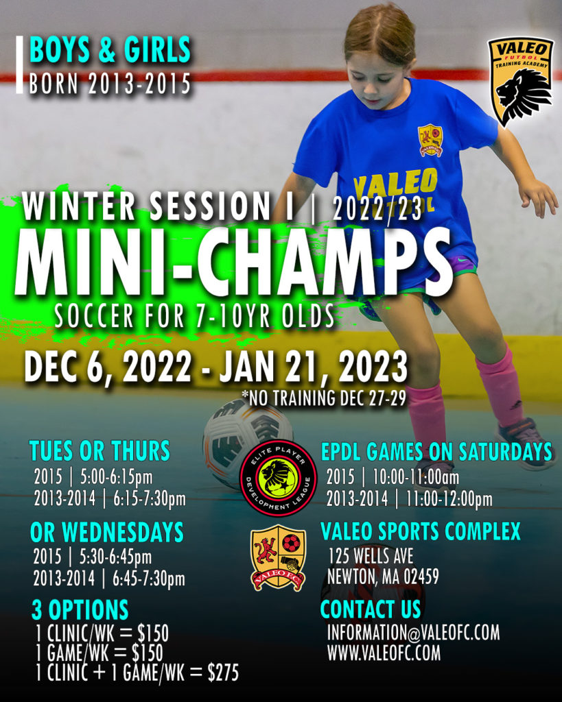 Valeo Futbol Club - Mini-Champs | Ages 7-10